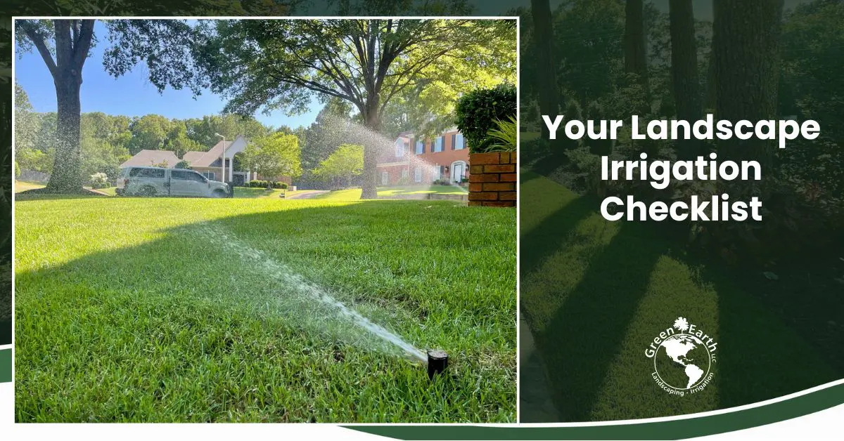 Your Landscape Irrigation Checklist